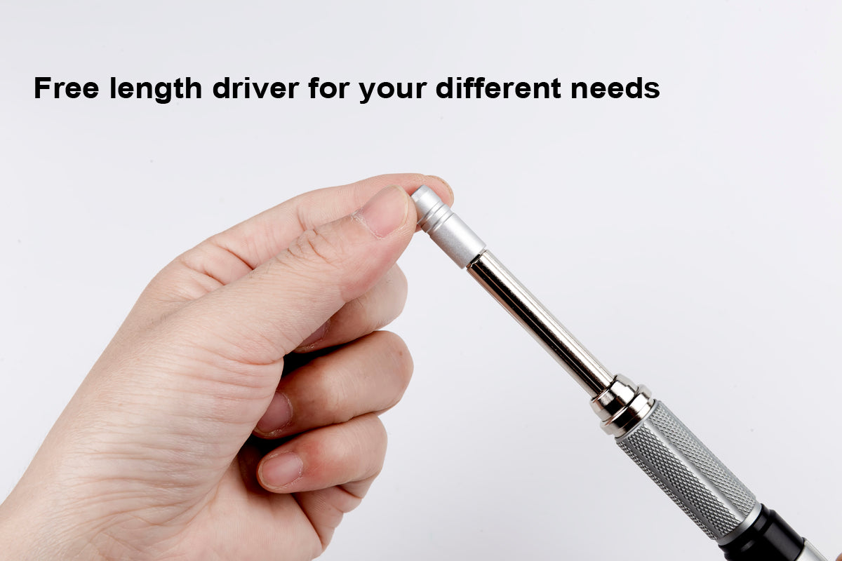 Nanch Magnetic Screwdriver Set with 23 Screw Driver Bits for Small Tab